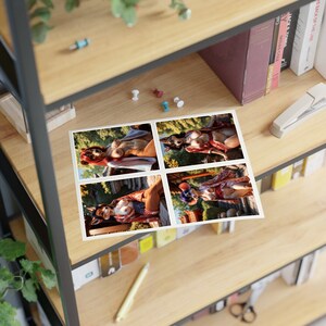 Garden Furry Girls Sticker Sheet Four Vinyl Stickers With Different ...