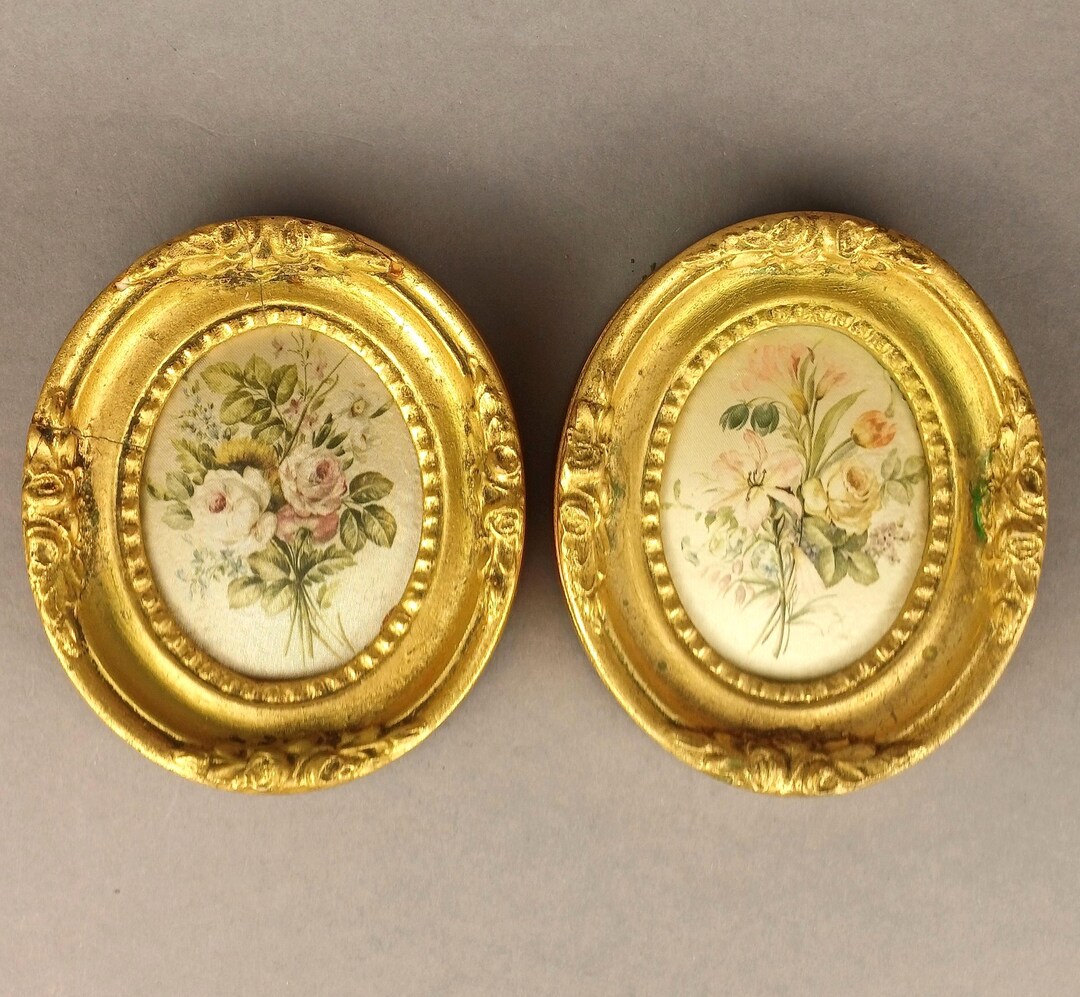 Vintage German Gilded Frames Set, Handcrafted “deutsche Wertarbeit ...
