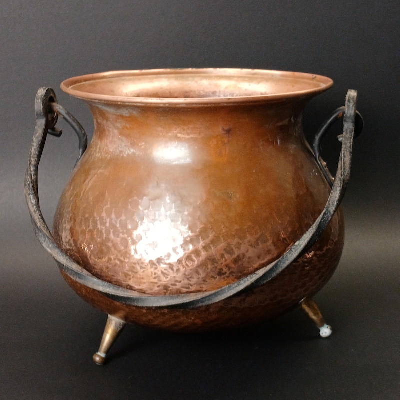 Iron Cauldron Planter - Etsy