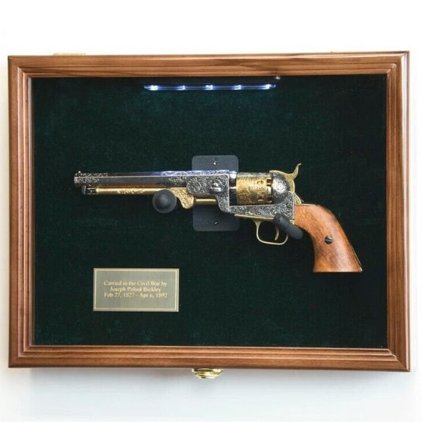 Wood Handgun Display Case - Etsy