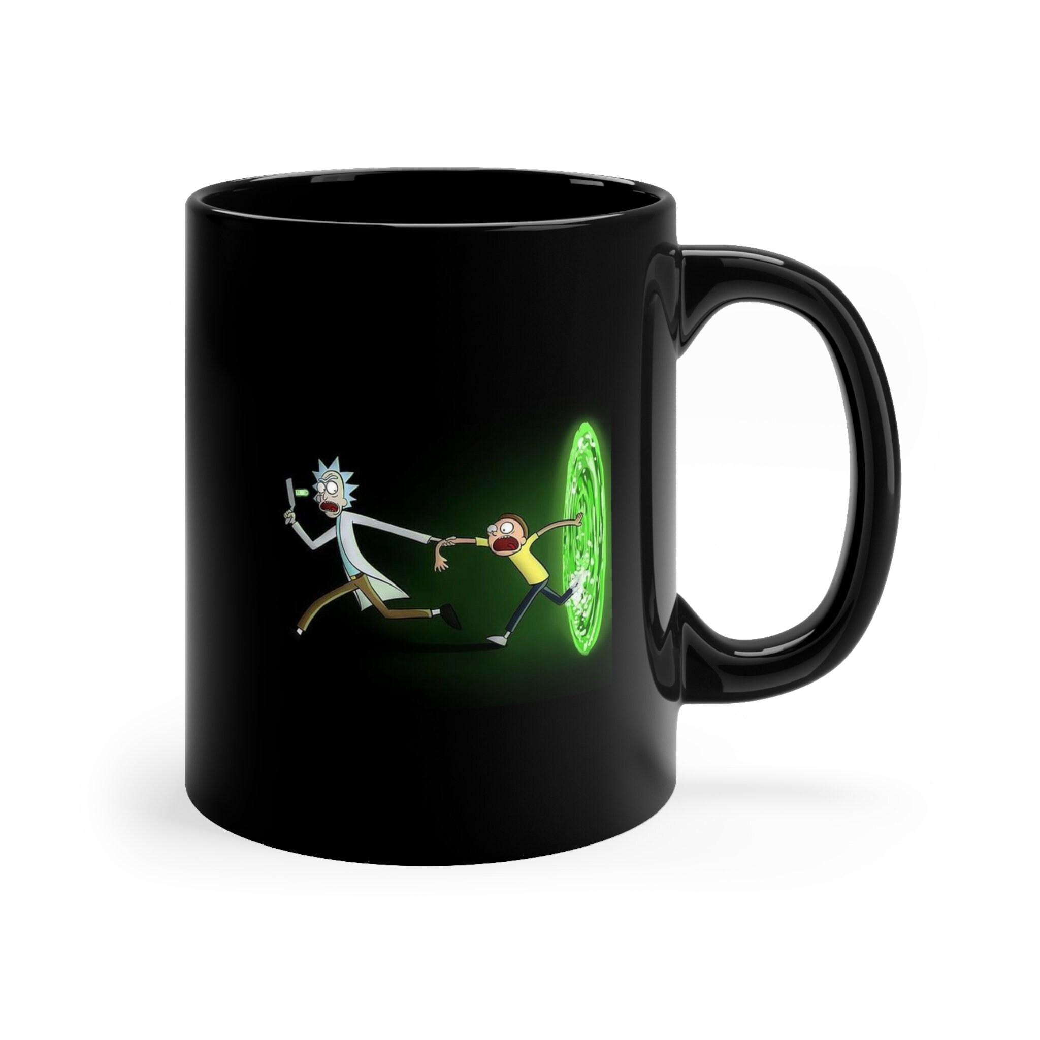Funny Rick Mug Rick and Morty Black Personalized Ceramic Mug Mugs ...