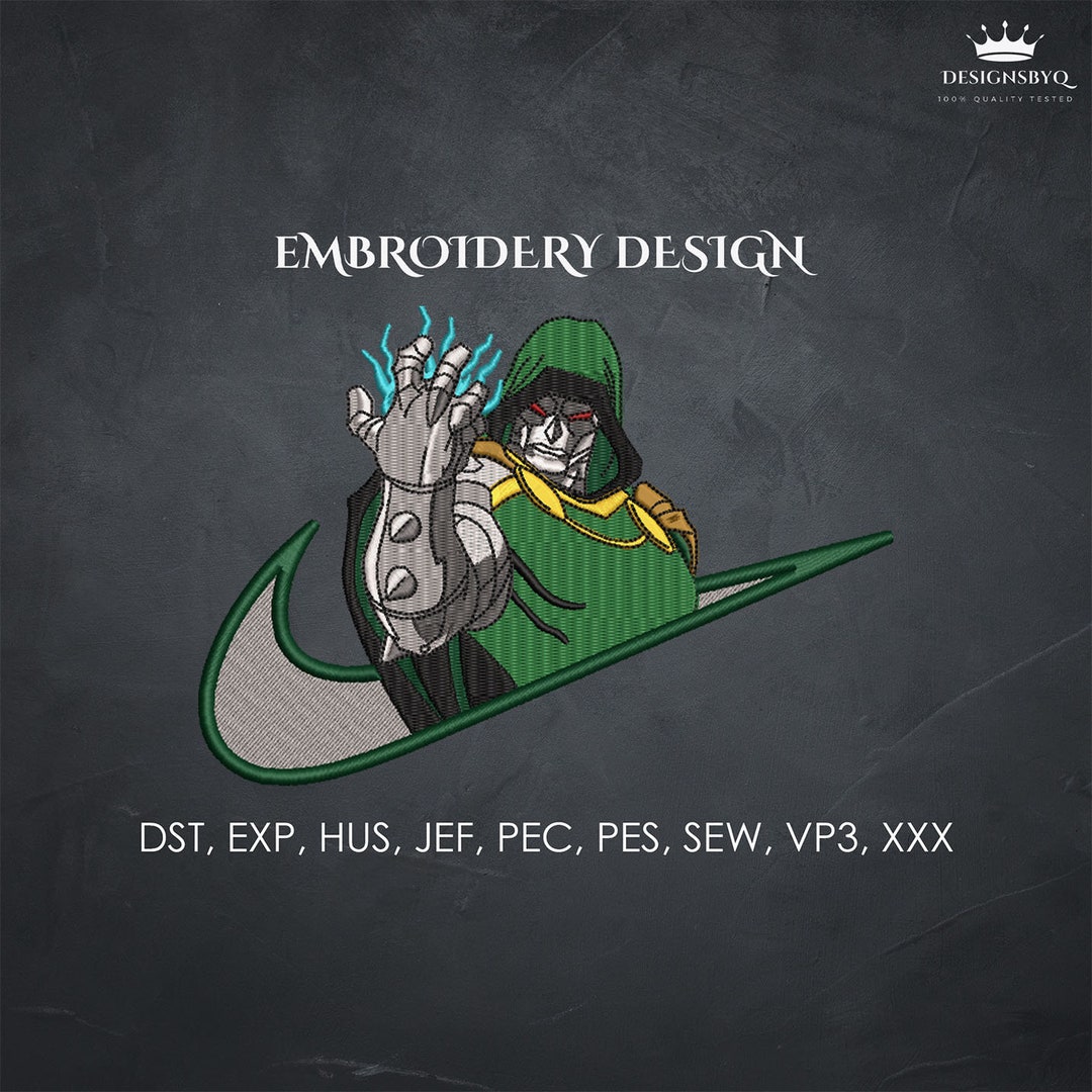 Marvel Embroidery Designs Dr Doom Inspired Sewing Designs - Etsy