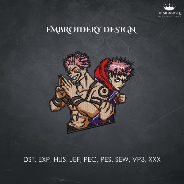 Jjk Embroidery Files - Etsy