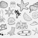 Seaside Tattoo Stamps: 100+ Summer Procreate Brushes - Etsy