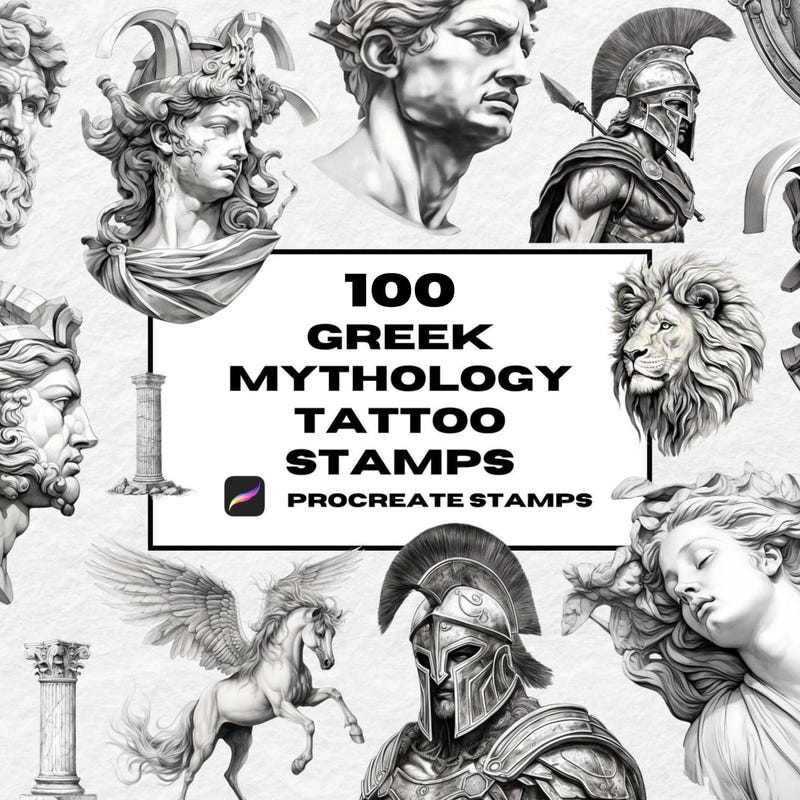 Greek Mythology Flash Art - Etsy