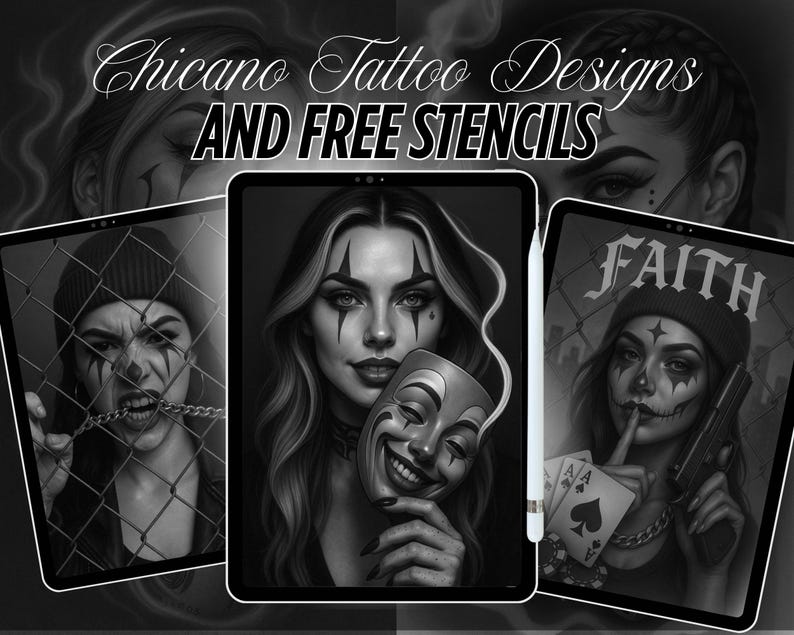 Chicano Tattoo Designs, Tattoo Stencils, Tattoo Designs, Gangsta ...