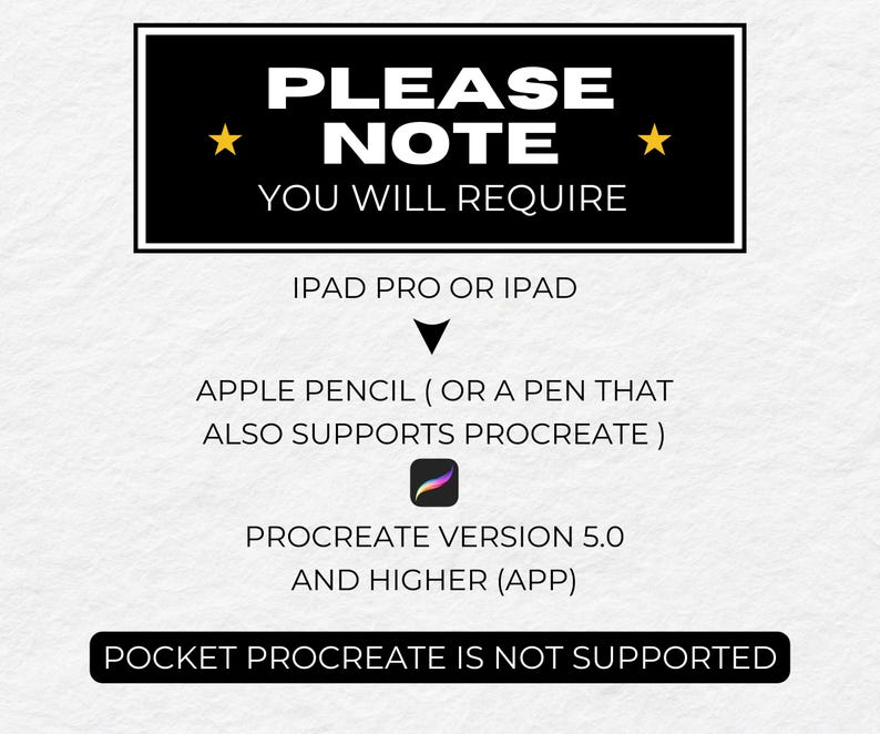 Seaside Tattoo Stamps: 100+ Summer Procreate Brushes - Etsy