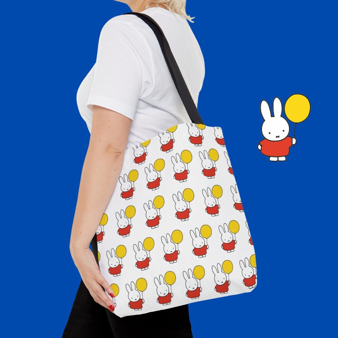 Miffy Tote Bag Adorable Bunny Design Miffy Bag - Etsy
