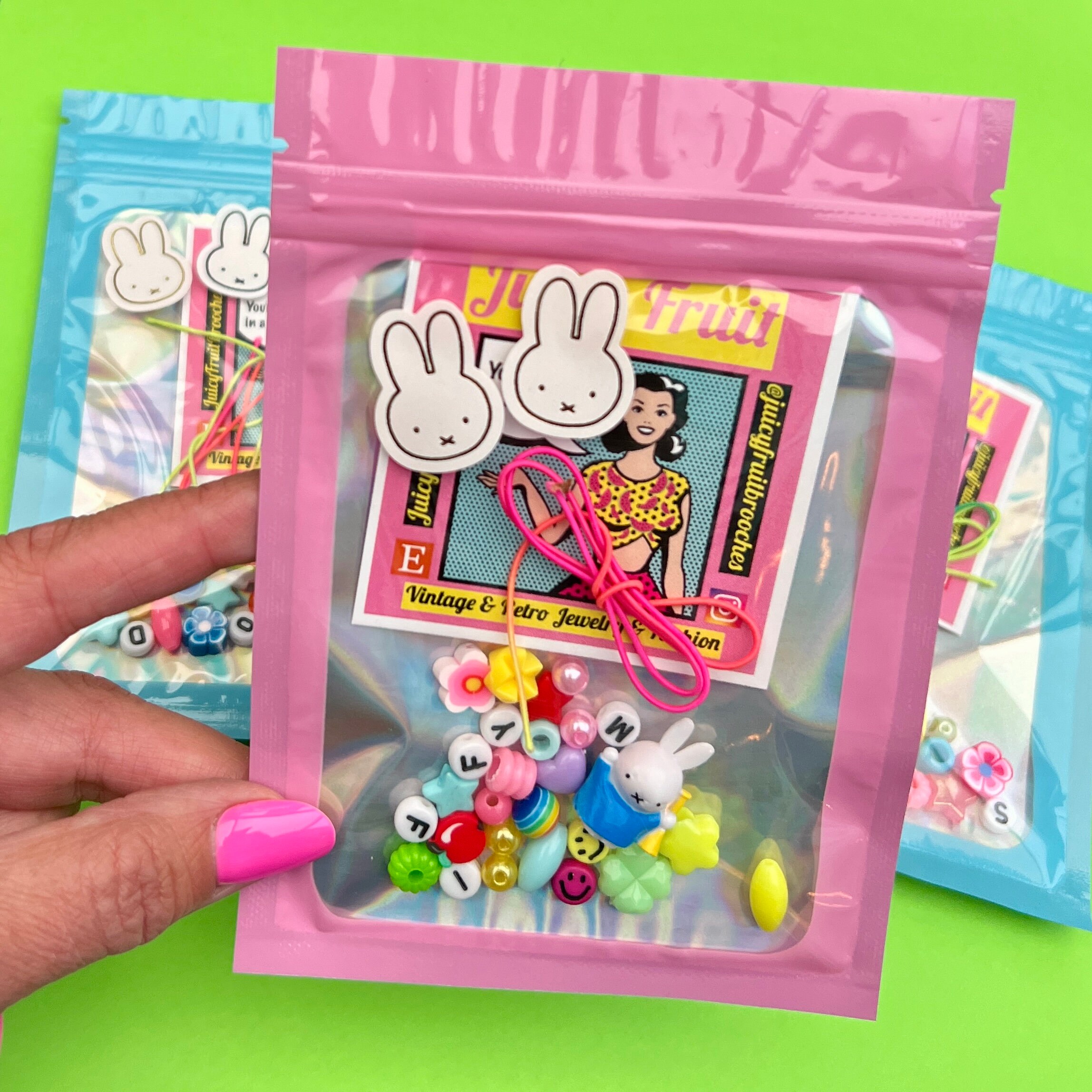 Miffy Bracelet DIY Bracelet Kit Craft Kit Party Favor - Etsy