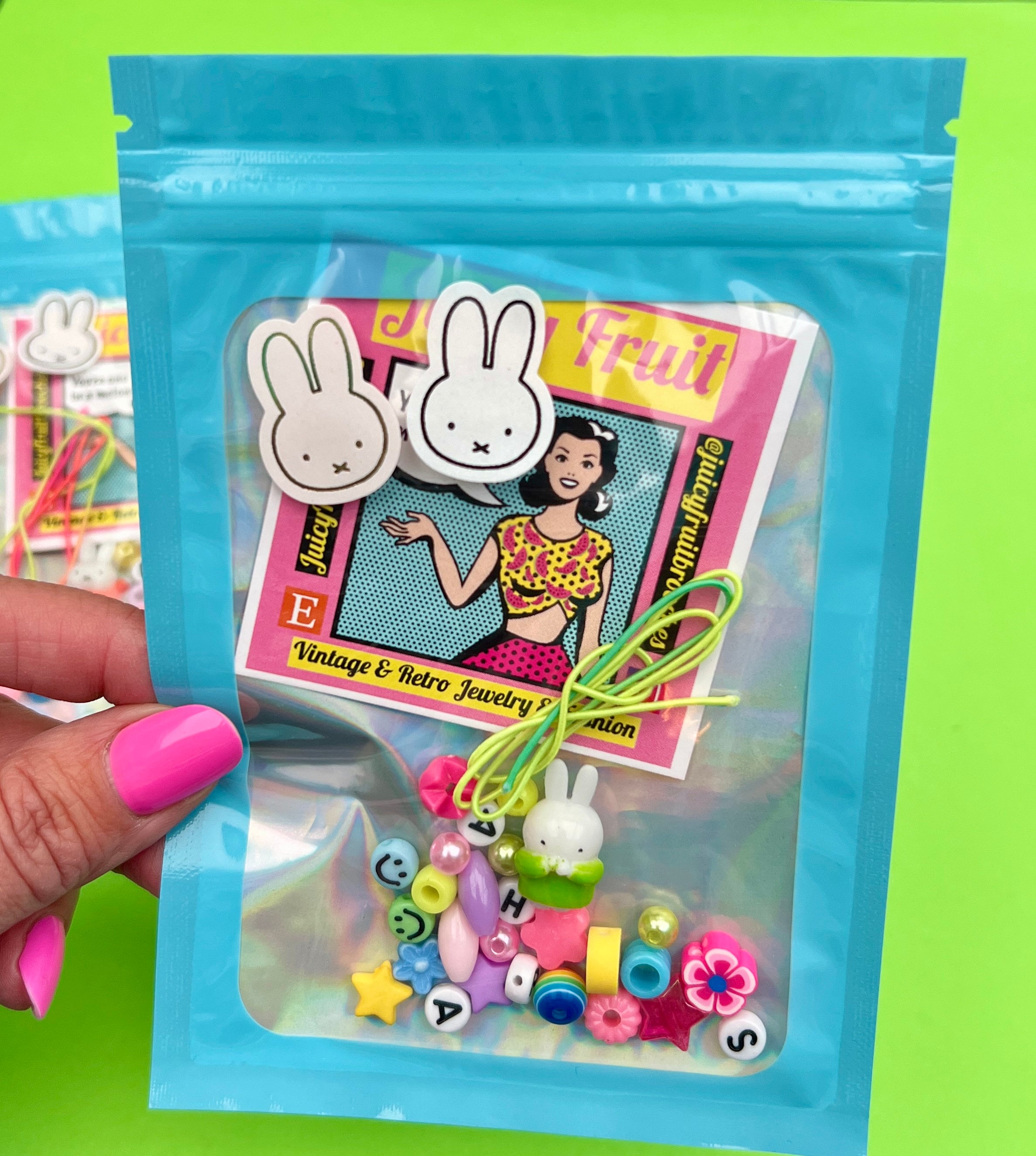 Miffy Bracelet DIY Bracelet Kit Craft Kit Party Favor - Etsy