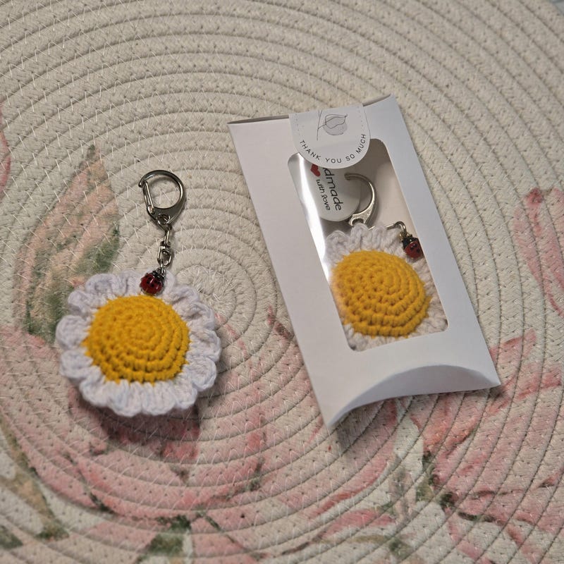 Crochet Keychain - Etsy