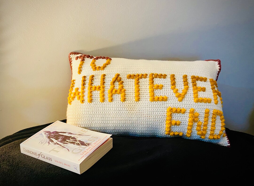 To Whatever End Crochet Bobble Pillow Pattern | Officially Licensed ...