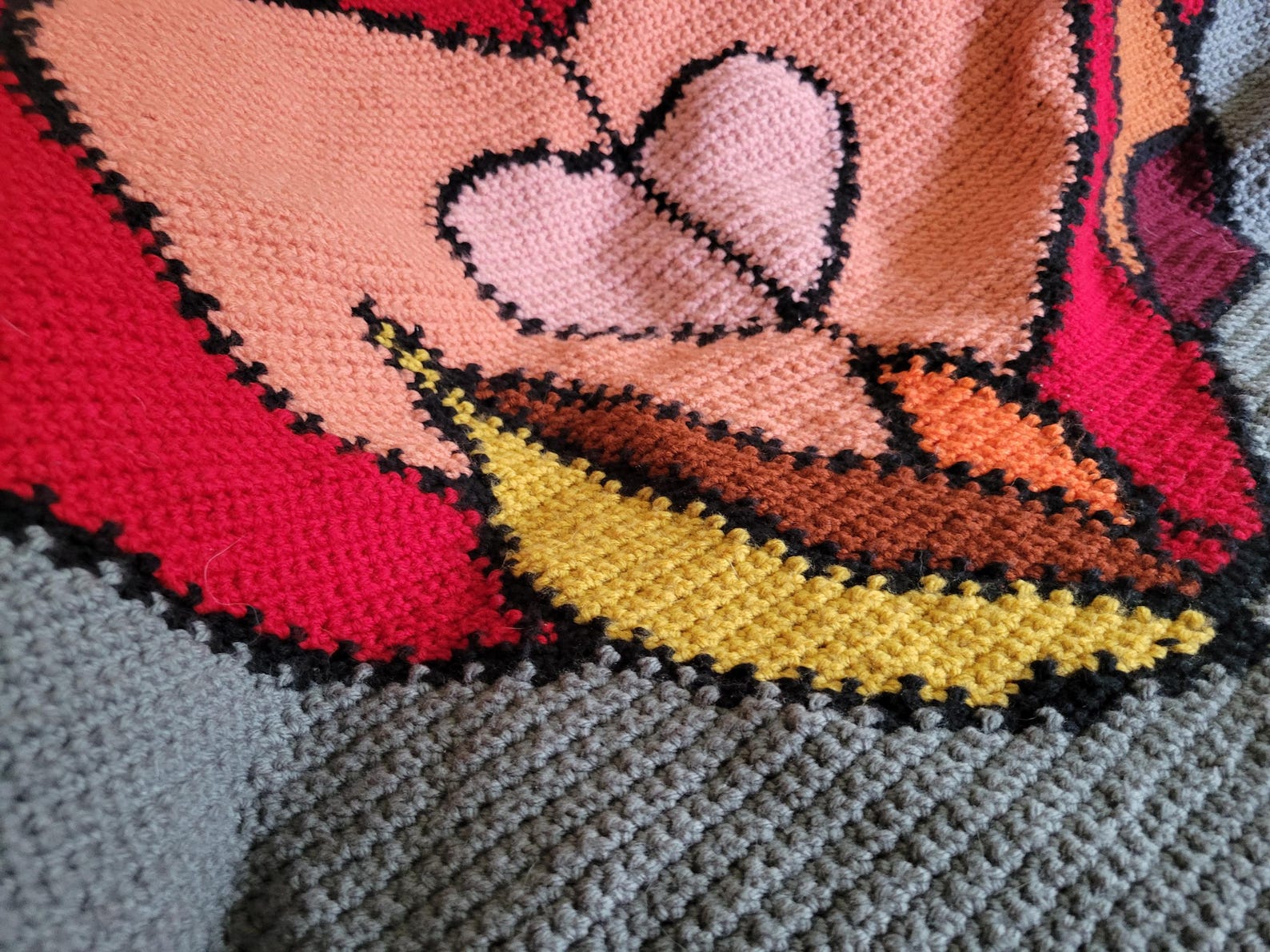Fireheart Crochet Graphghan Pattern: Bookish Tapestry Blanket (PDF ...