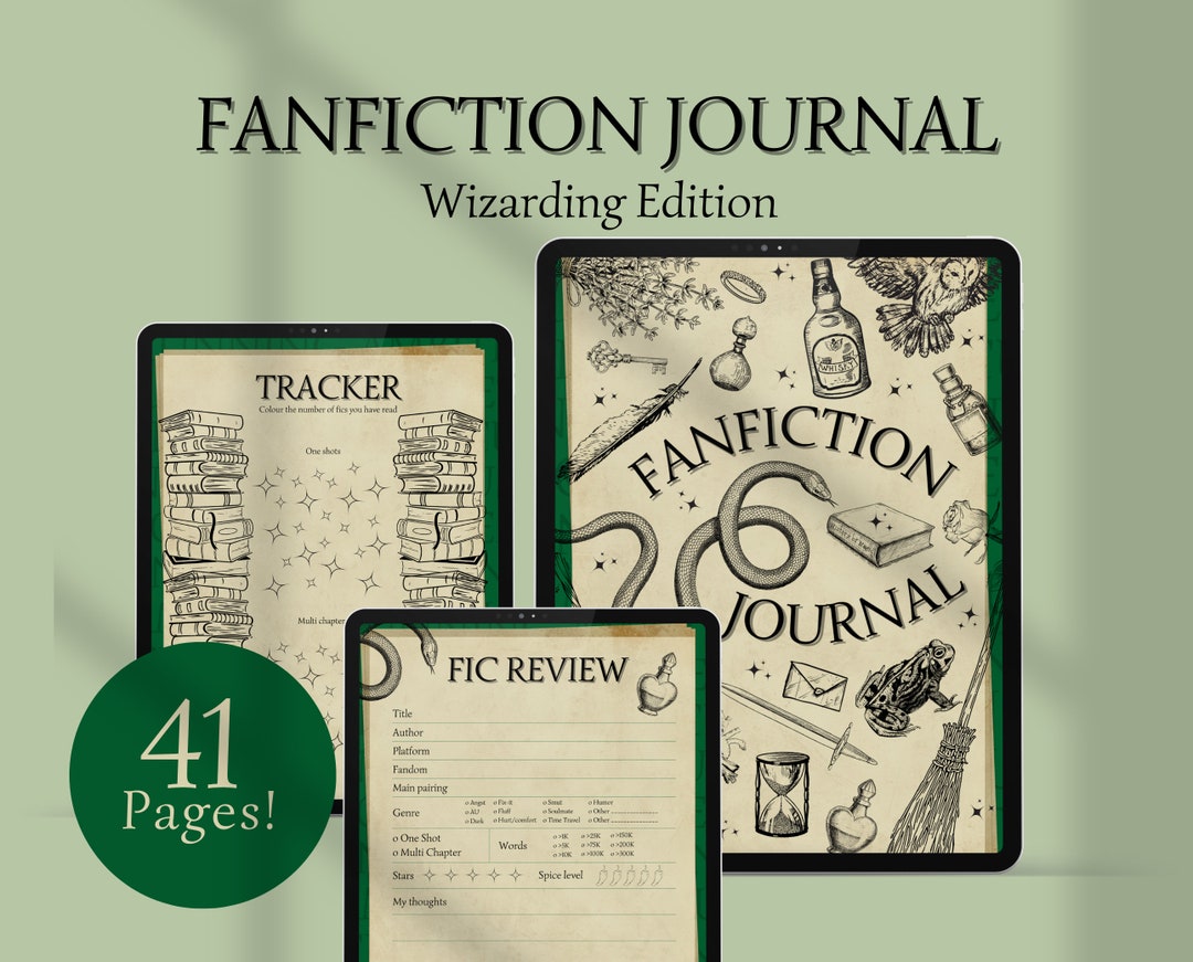 Wizarding Fanfic Journal - Reading Log - Etsy