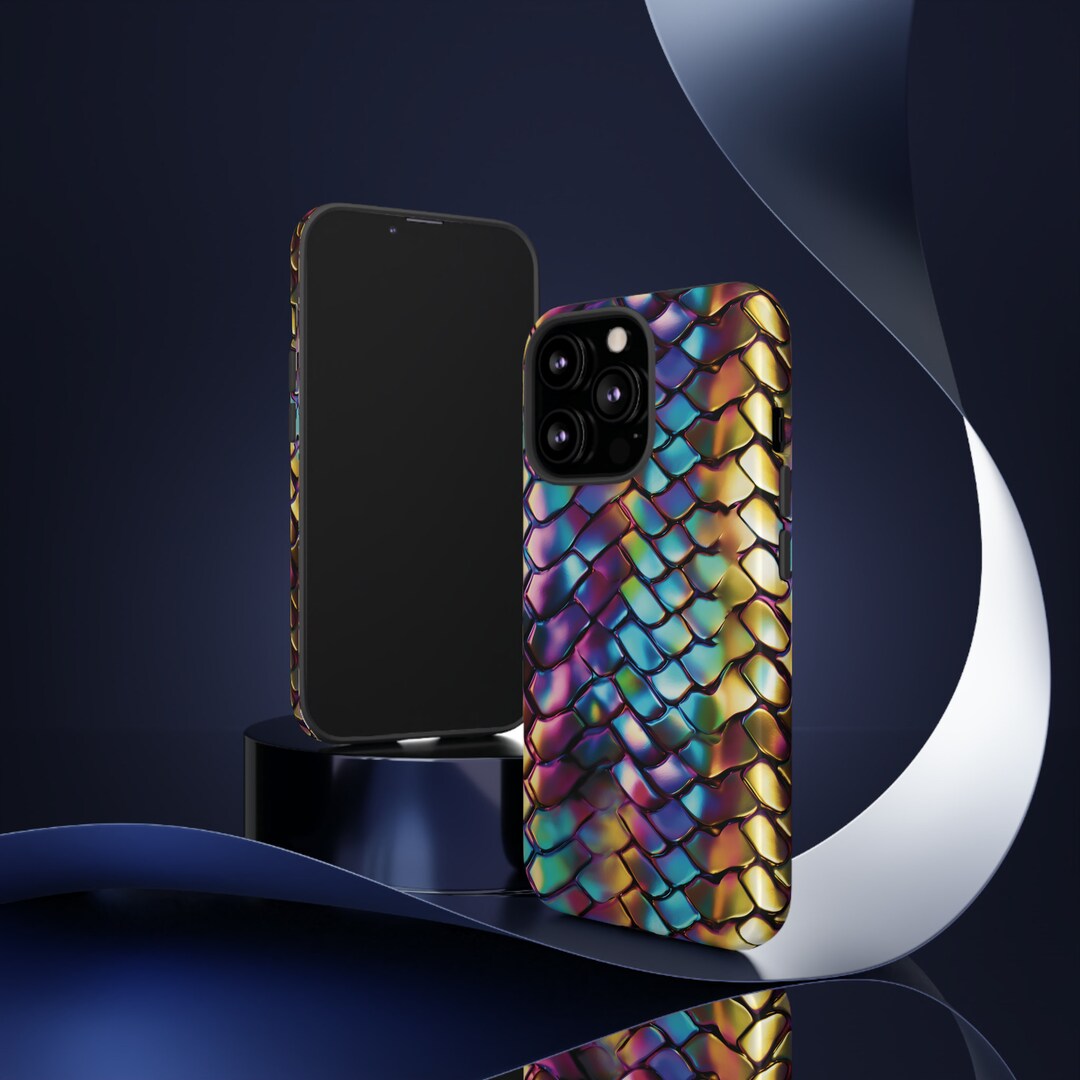Holographic Snake Scale Slim Phone Case | Halo Effect Cover | iPhone ...