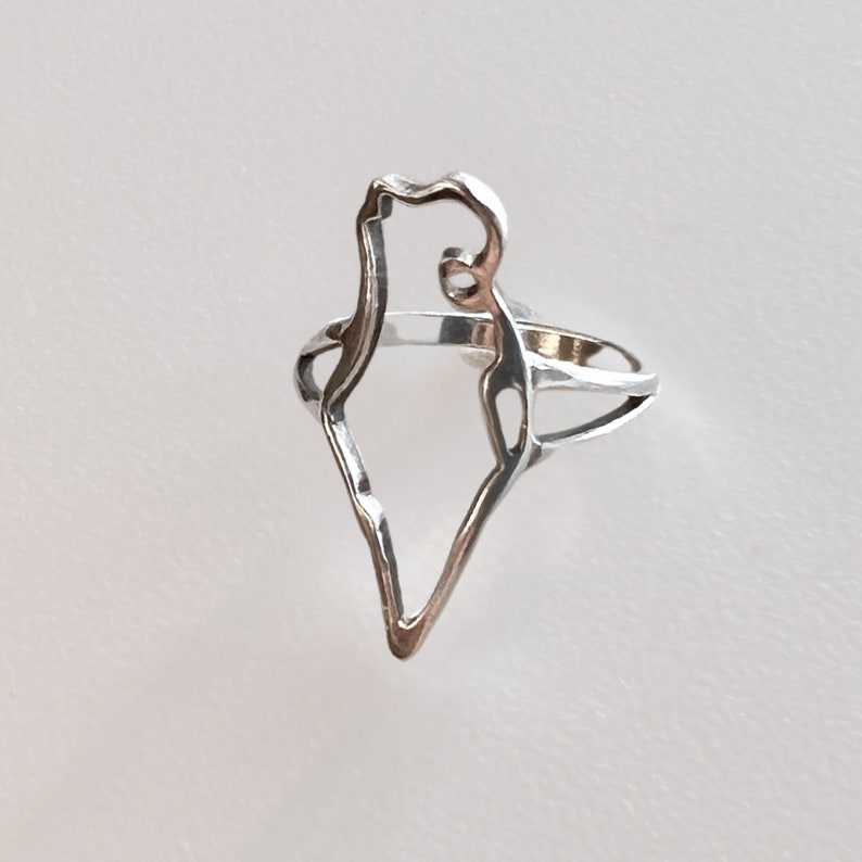 Palestine Map Ring Palestine Country Ring Silver Palestine Ring ...