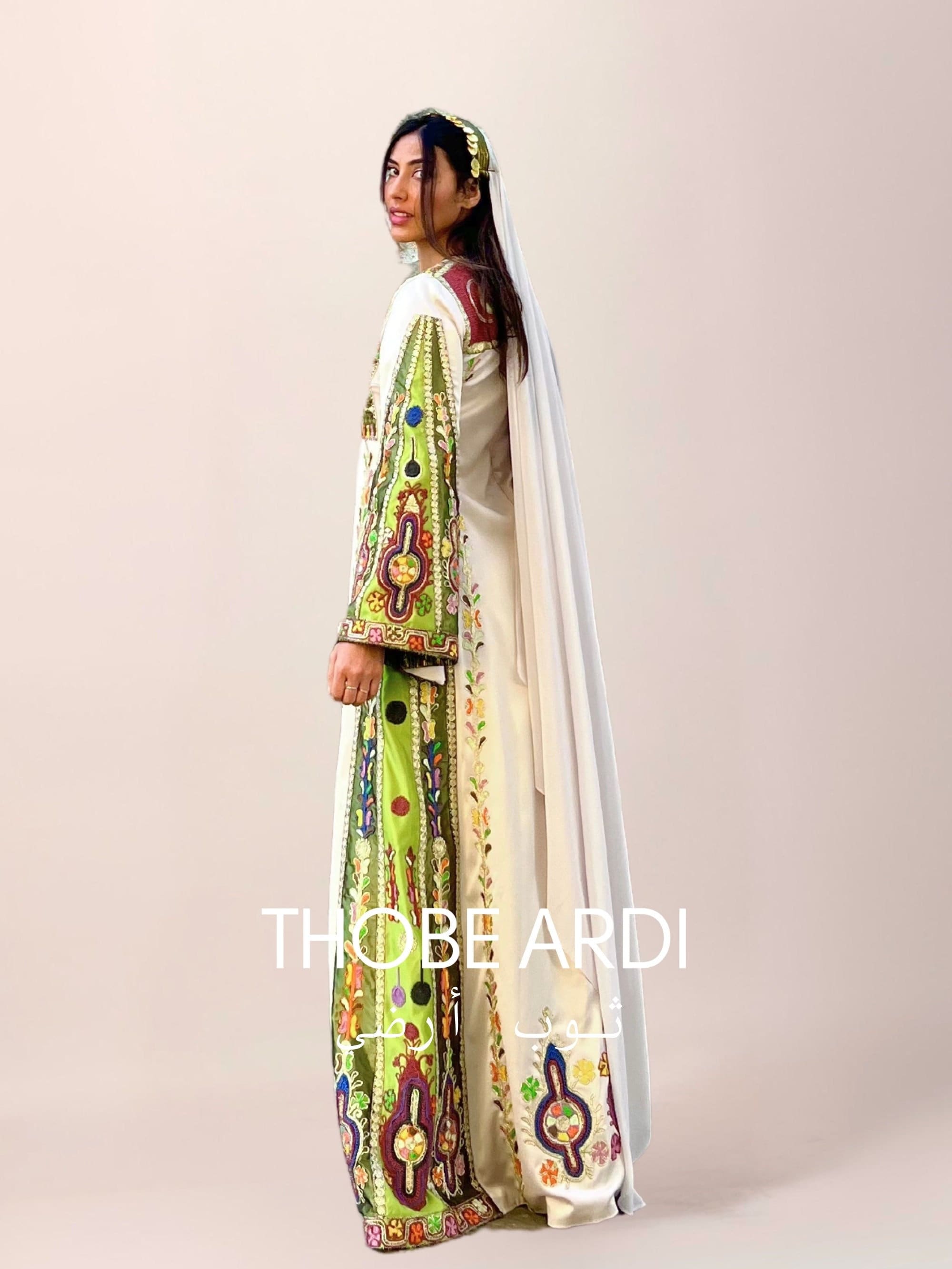 Handmade Palestinian Embroidered Thobe | Tatreez Dress | Henna Night ...