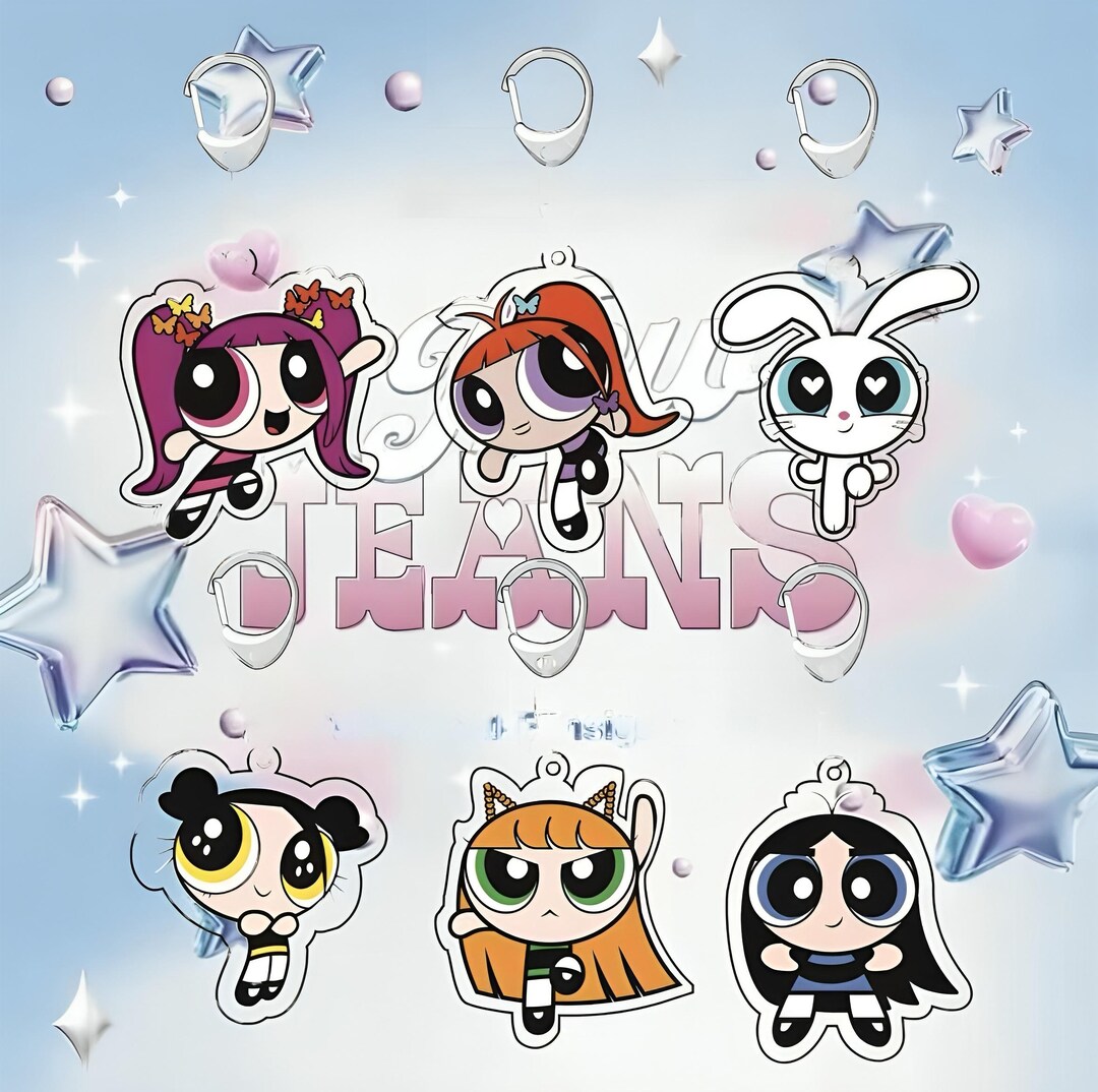 Newjeans Keyring Powerpuff Girl, Newjeans Kpop, Kpop Trendy, Newjeans ...