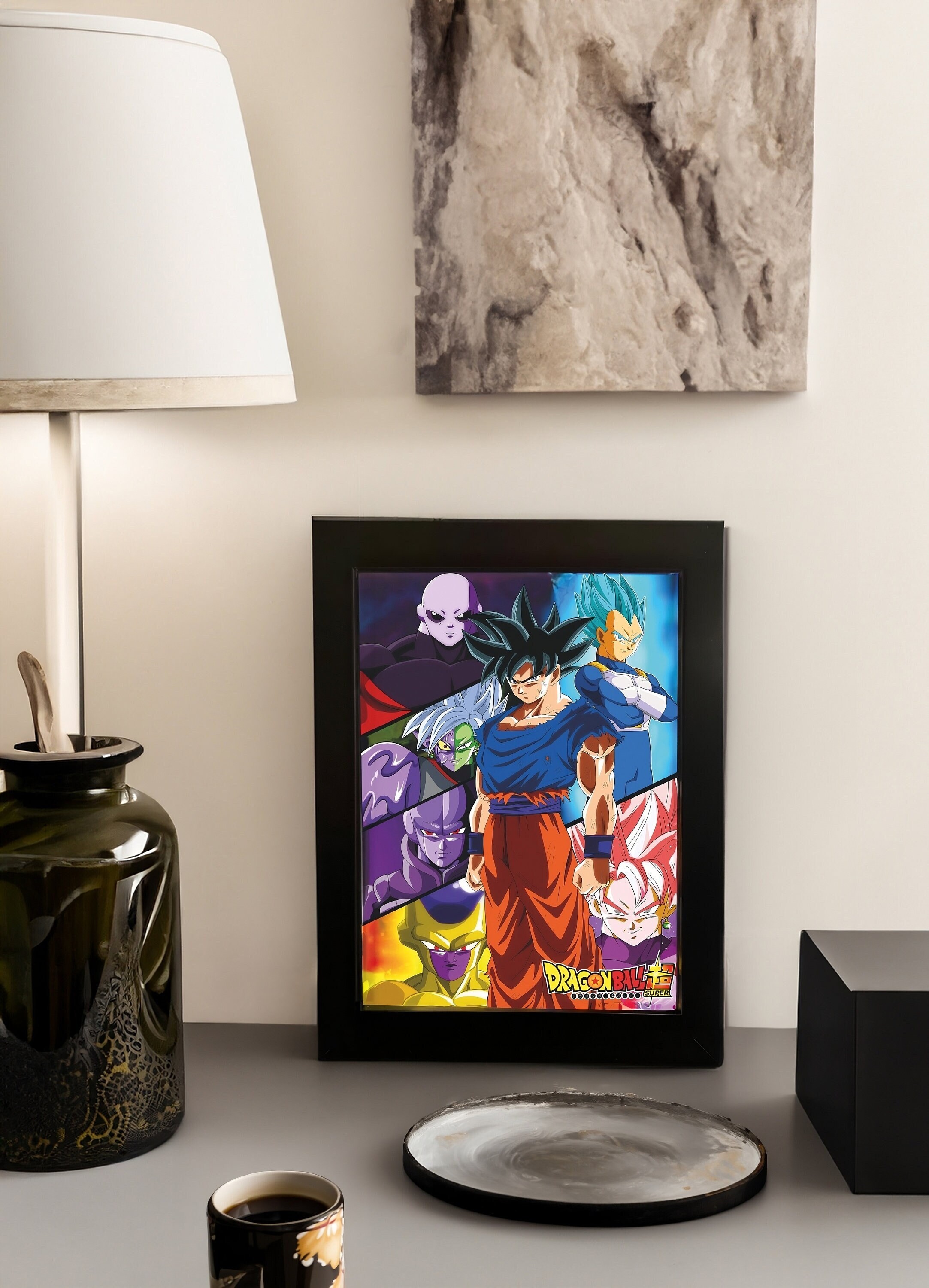 Dragon Ball LED Light Box, Anime Wall Art, Gift for Anime Lover ...