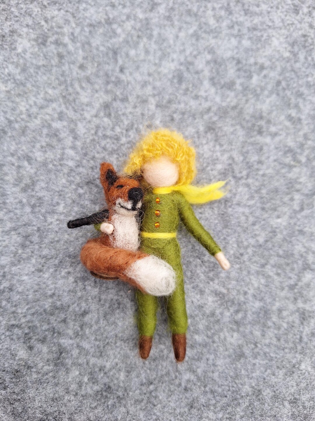 The Little Prince, Fox, Felt Figure, Felt Figures, Needle Felted, Plug ...
