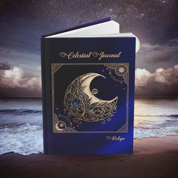 Moon Notebook - Etsy UK