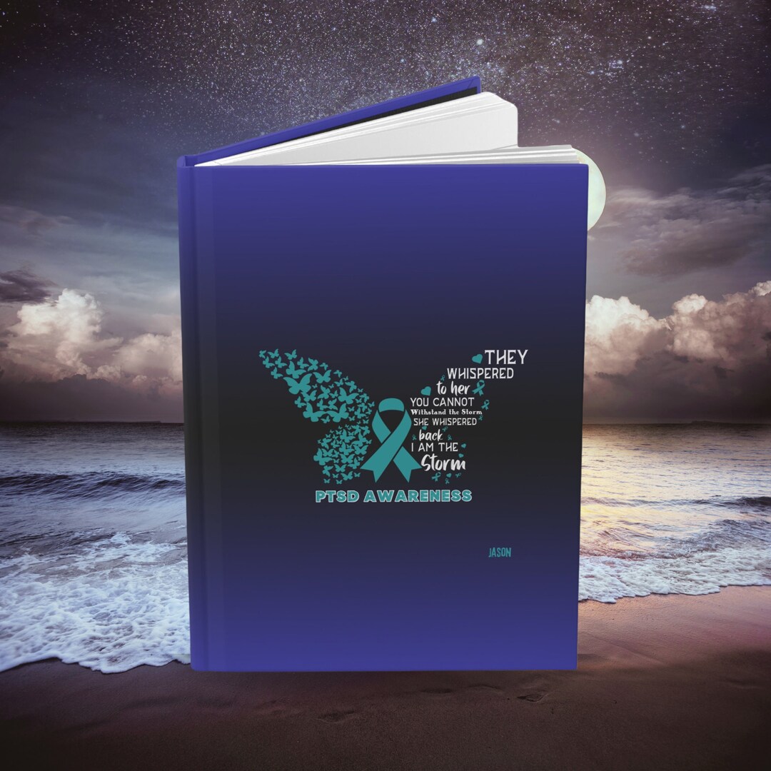 Mental Health Awareness PTSD Awareness Journal Notebook Hardcover Notebook Journal Military ...