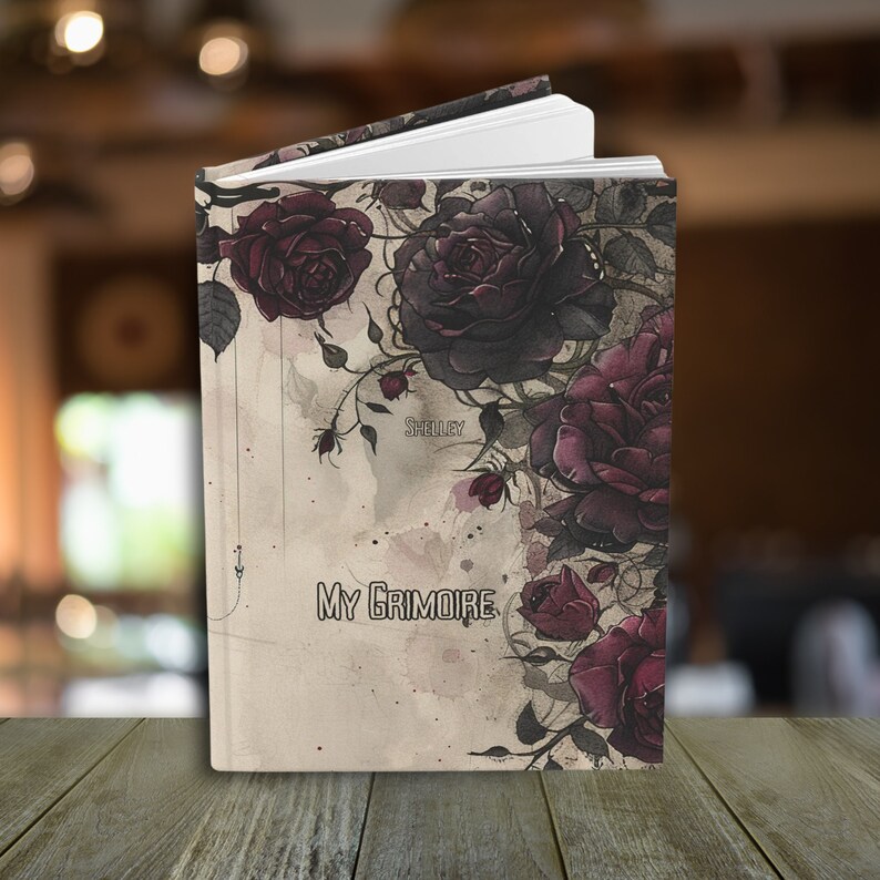 Witch Grimoire Witchcraft Journal Hardcover Notebook Spellbook Witch ...