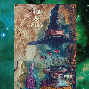 Spellbook Notebook Unique Journal Hardcover Notebook Personalized A5 ...