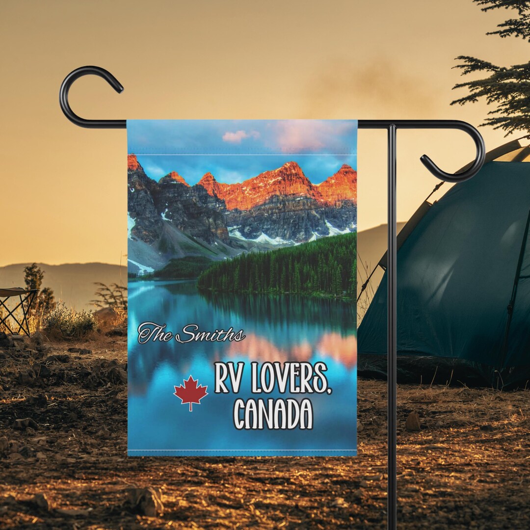 Custom Camping Flag Camping Lover RV Decor for Camper Banner Flag ...