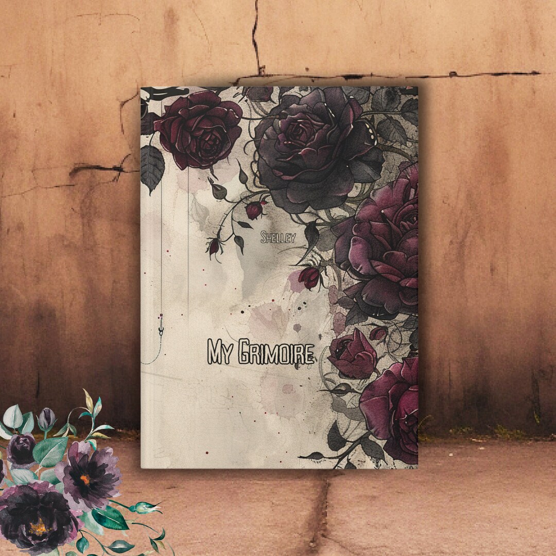 Witch Grimoire Witchcraft Journal Hardcover Notebook Spellbook Witch ...