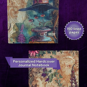 Spellbook Notebook Unique Journal Hardcover Notebook Personalized A5 ...