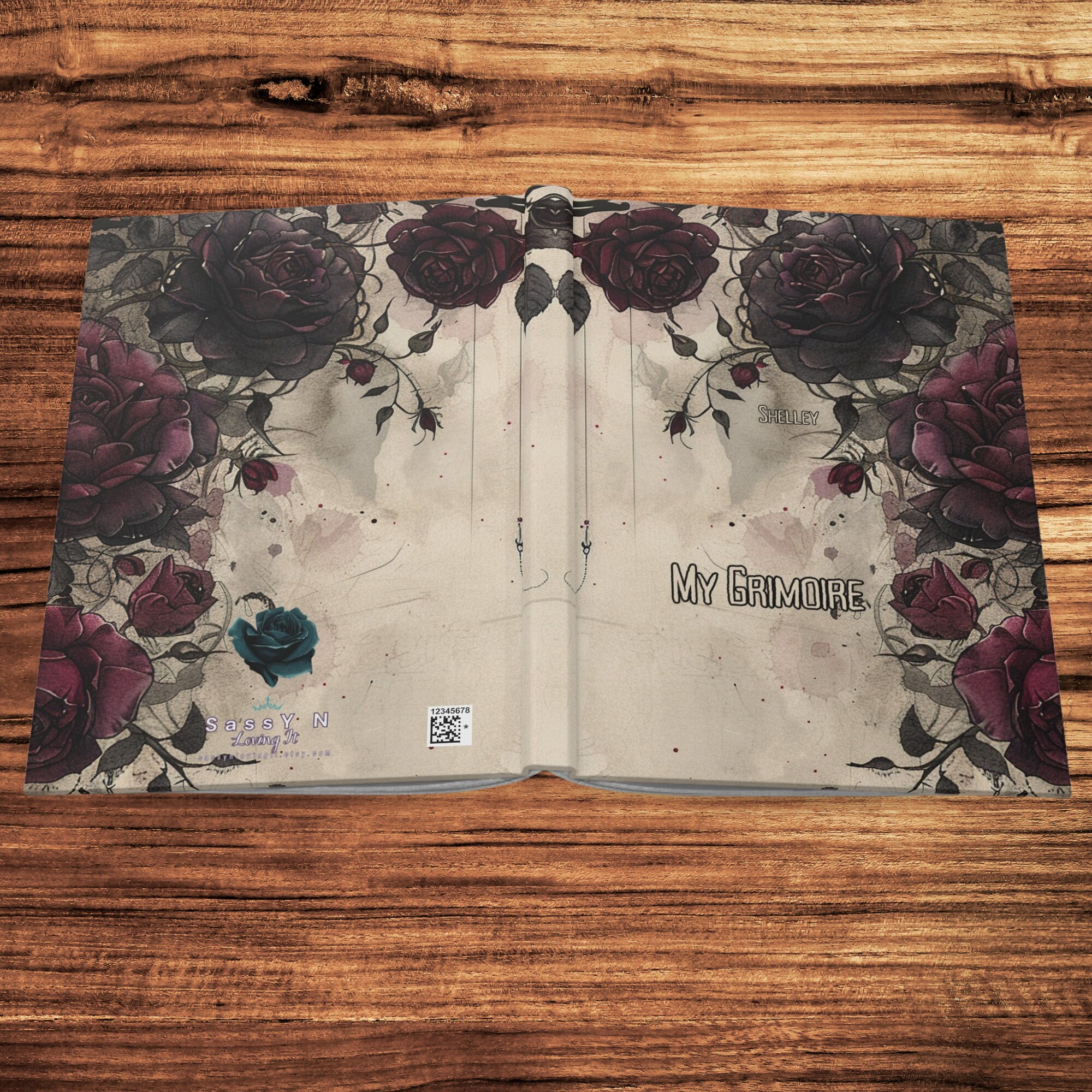 Witch Grimoire Witchcraft Journal Hardcover Notebook Spellbook Witch ...
