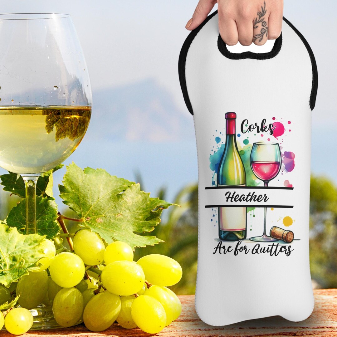Wine Bag Personalized Tote Bag for Wine Tote Bag Funny Wine Gift Bags ...