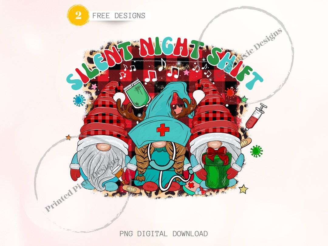Christmas Nurse Png, Sublimation Digital Download ONLY, Nurse Christmas ...