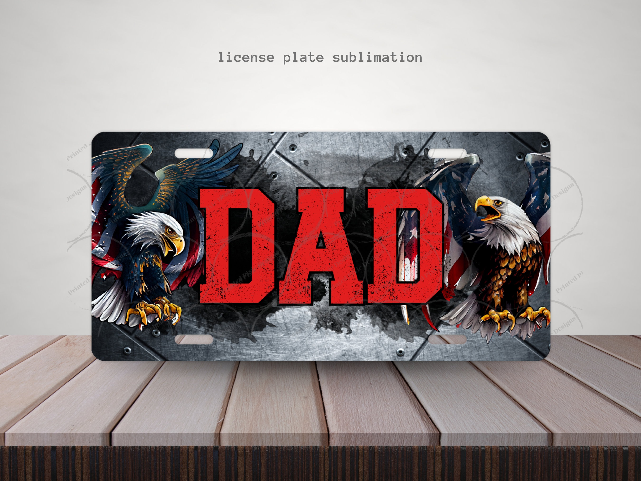 Dad License Plate Png, Patriotic License Plate, Digital Download ONLY ...