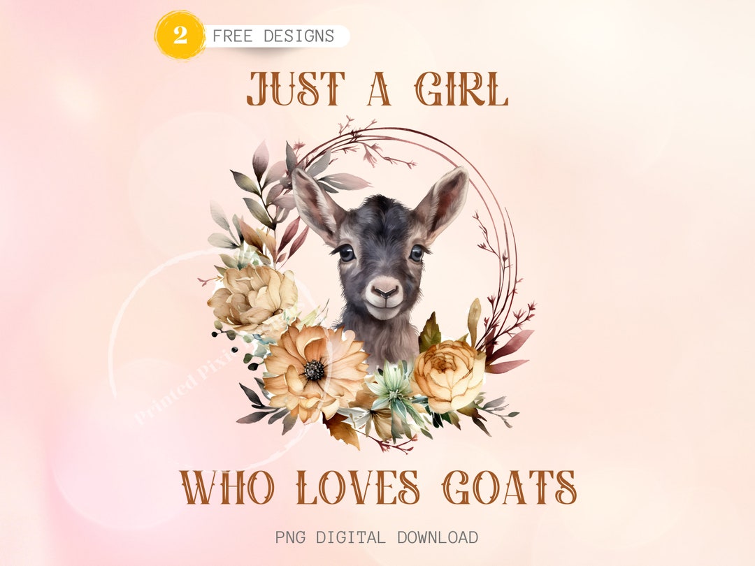 Goat PNG, Sublimation Digital Download ONLY, Waterslide Images, Goat ...