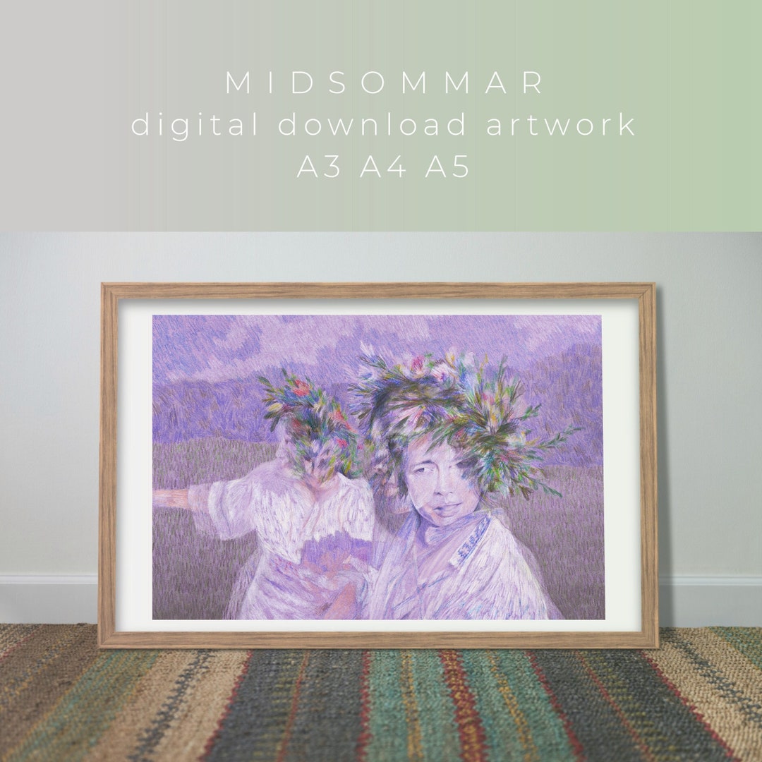 MIDSOMMAR Poster Art Digital Download - Movie Film - PDF A3 A4 A5 ...