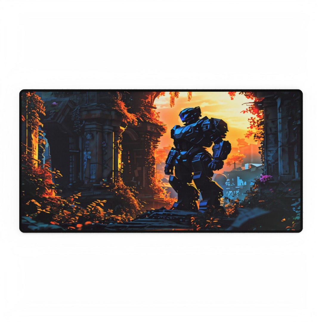 Temple Mecha Desk Mat - Etsy