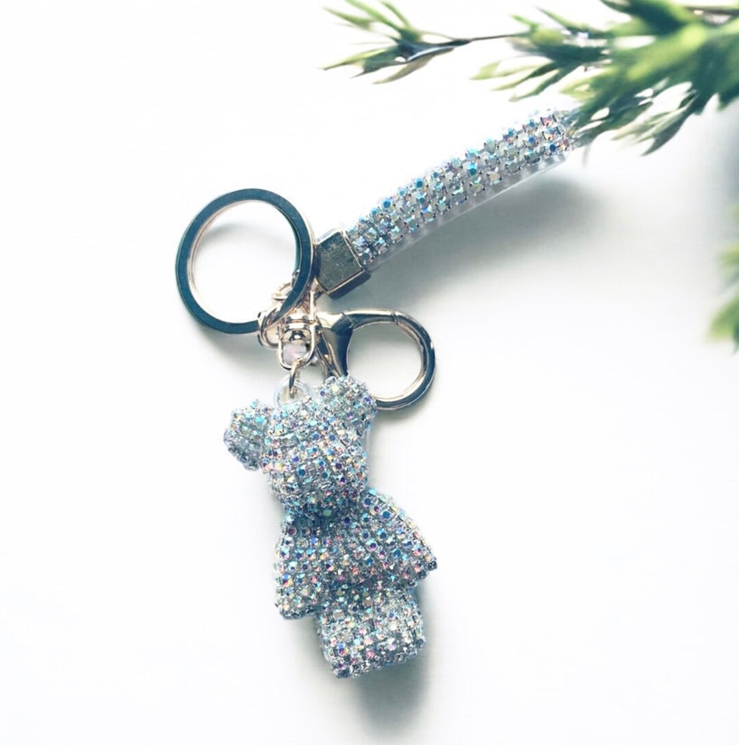 Bling Bear Keychain - Etsy