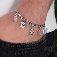 Divine Binding | Edgy Chain Bracelet | Intricate Stainless Steel ...