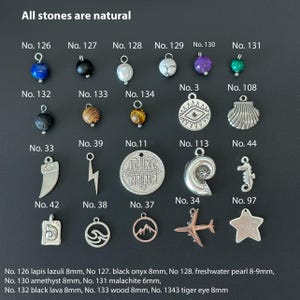 Custom Charm Necklace for Men, Personalized Jewelry Men, Silver Chain ...