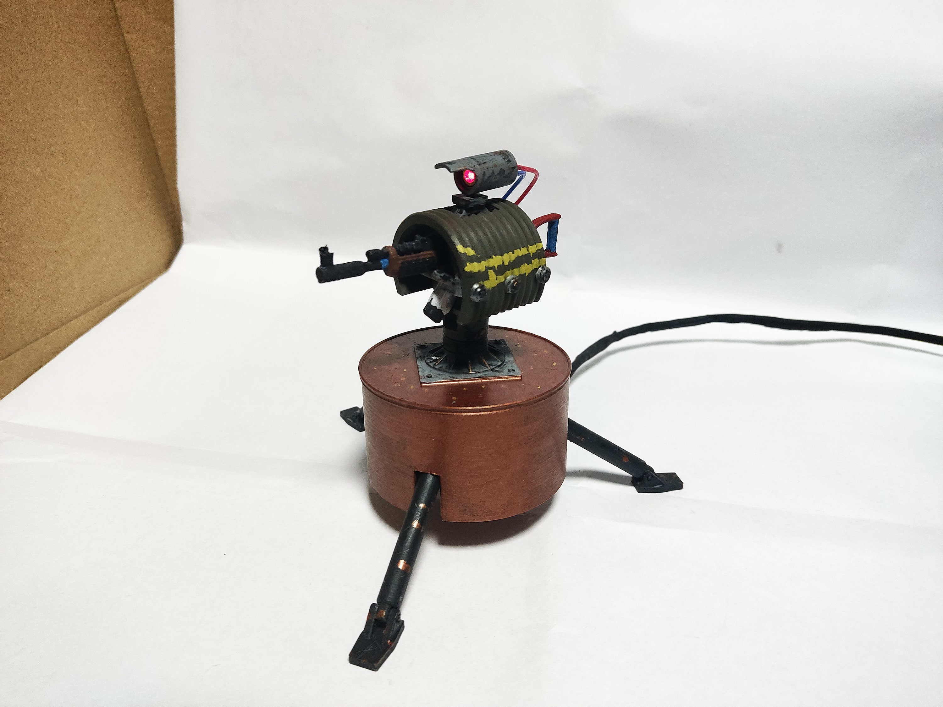 Painted Moving Rust 3D Printed Auto-turret USB C - Etsy Australia