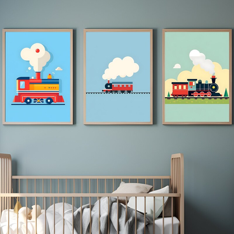 Train Prints - Etsy