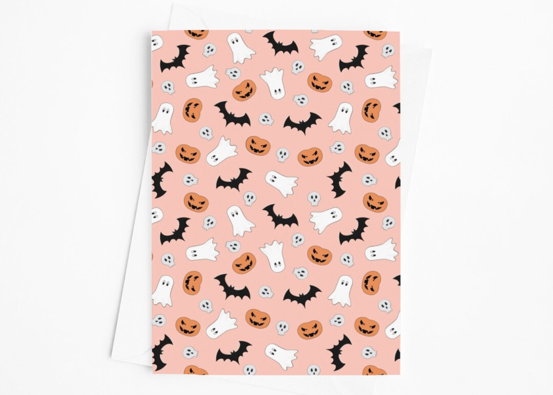Printable Happy Halloween Card / Instant Download PDF / Halloween ...