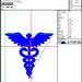 Caduceus Embroidery Design, Medical Symbol Embroidery File, Snake ...