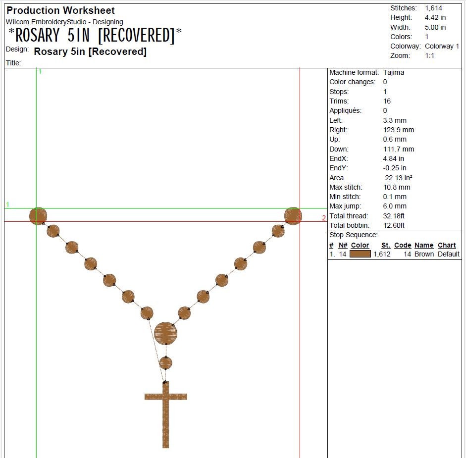 Religious Catholic, Rosary Beads Embroidery Design, Designs for ...