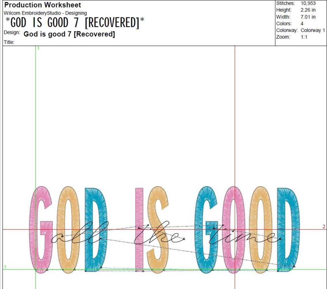 God is Good All the Time, Bible Verse Embroidery Design, Religious ...
