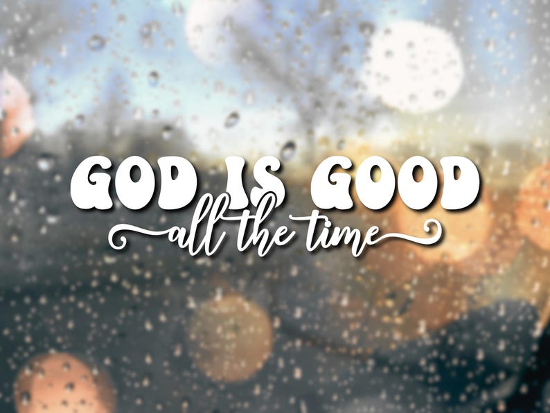 God is Good Vinyl Decal: Christian Car Sticker - Etsy