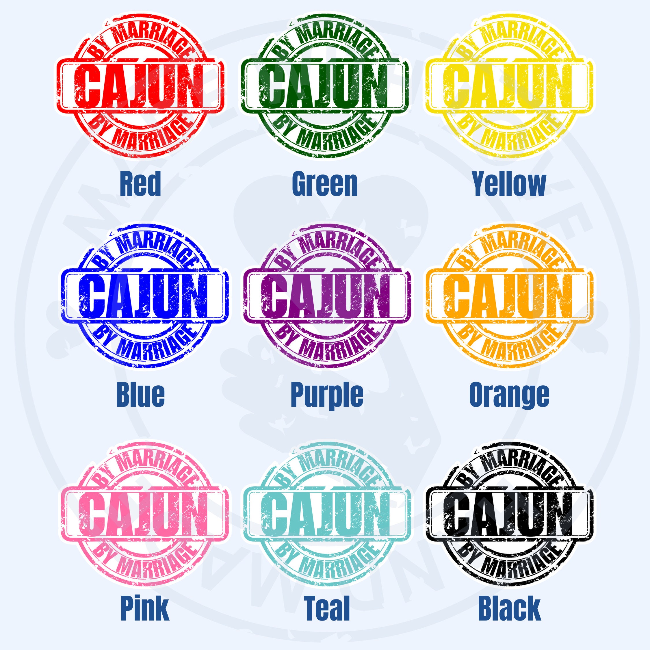 Cajun by Marriage Sticker Perfectly Sized as a Window Decal - Etsy