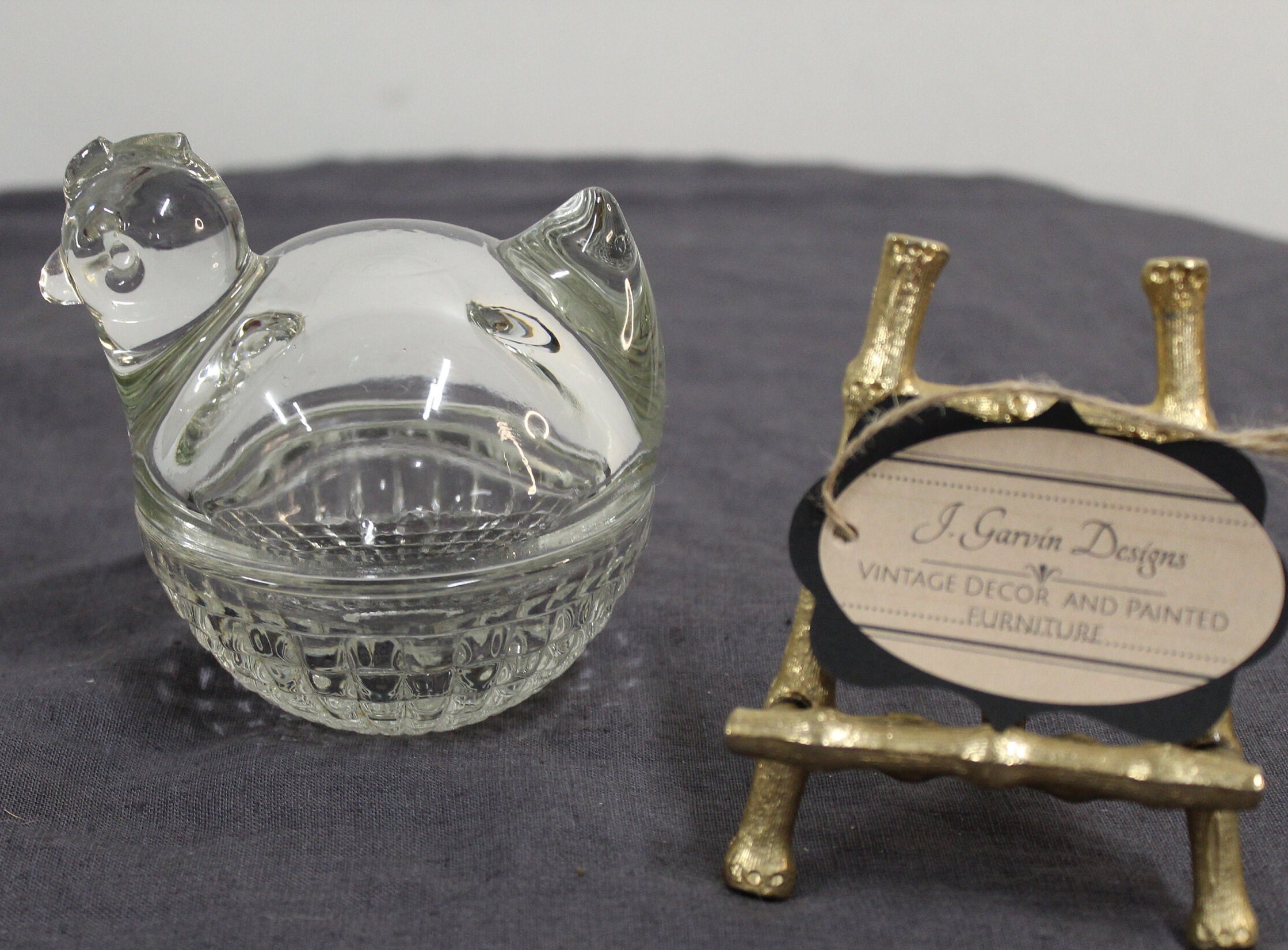 Vintage Anchor Hocking Hen on Nest Collectible Glass - Etsy